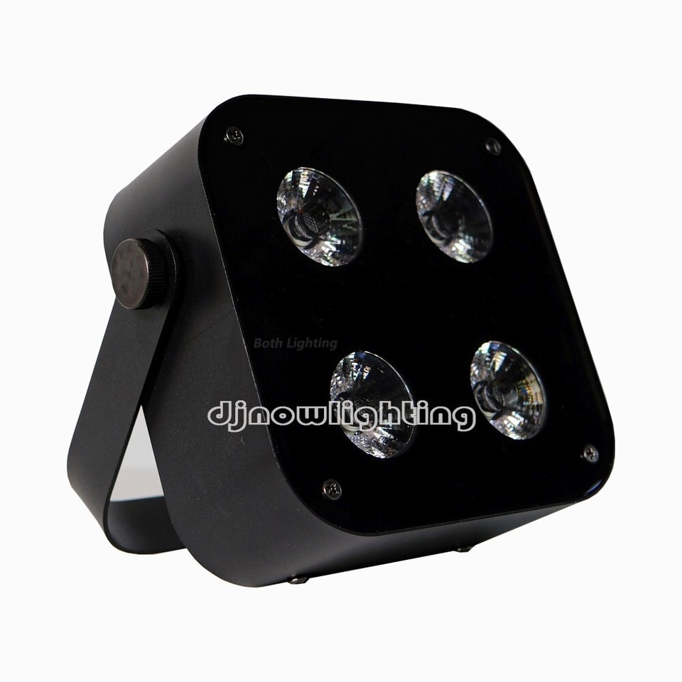 4x12W Rgbwauv Dj Wedding Battery Powered LED Uplight Wireless Stage ...