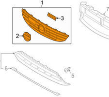 Volvo V60 Front Bumper Radiator Grille 31333834 OEM for sale online | eBay