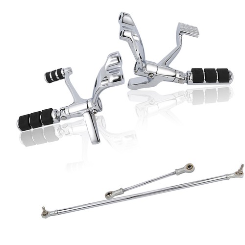 Forward Controls Kit Pegs Levers Linkages For Harley Sportster XL1200 ...