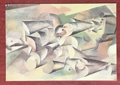 Art Postcard cubist human figure by Kazuo Sakata #38018 | eBay