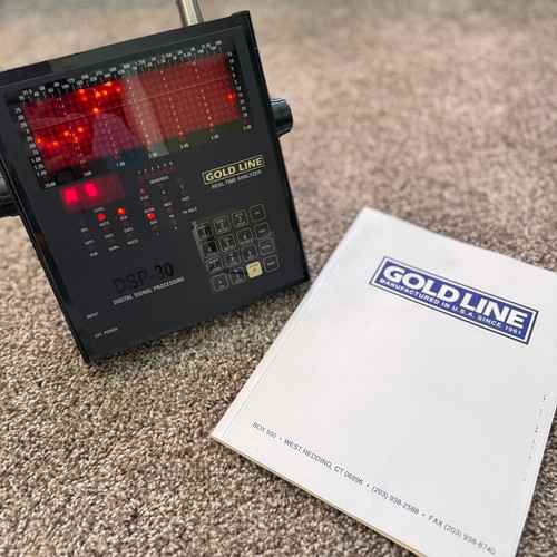 Goldline DSP-30 Real Time 30-Band Portable Audio Analyzer Gold Line RTA ...