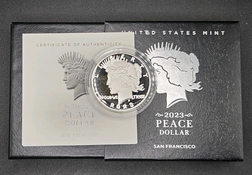 2023-S Peace Silver Dollar (23XL) w/ OGP Box & COA | eBay