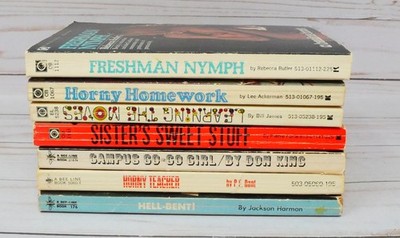 7 Bee-Line Books, Freshman Nymph, Horny Homework, Horny Teacher, Hell ...