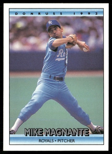 Mike Magnante 1992 Donruss #706 RC Kansas City Royals | eBay