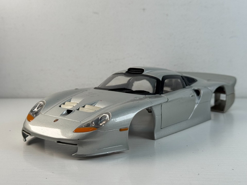 Catia Cadam Silver Porsche Body Only 1/18 Scale Diecast | eBay