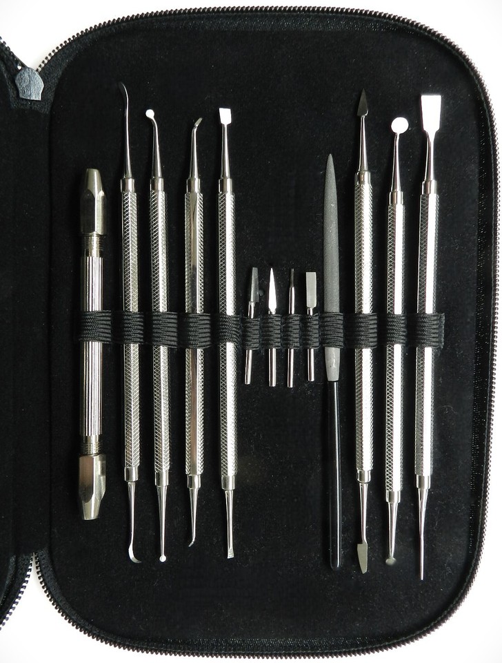 Deluxe Wax Carving Set for Jewelry Design Models Candles and Clay ...