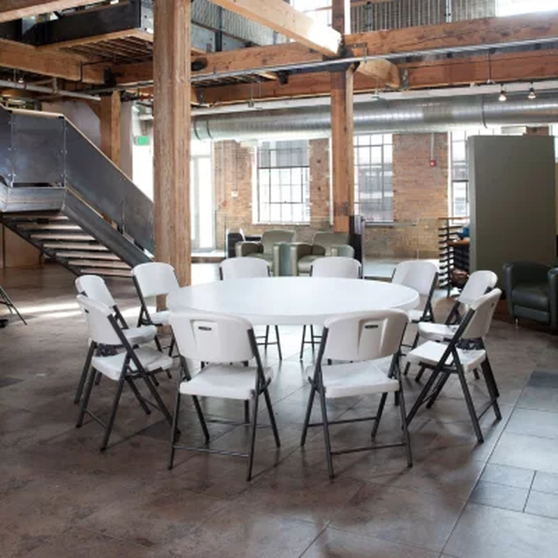 Lifetime Commercial Grade Contoured Folding Chair, 4-PACK, High-Density ...