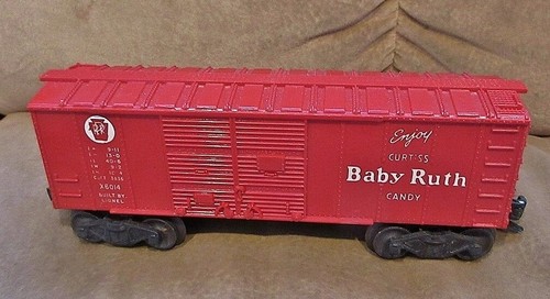 LIONEL #6014 BABY RUTH BOX CAR (RED) | eBay