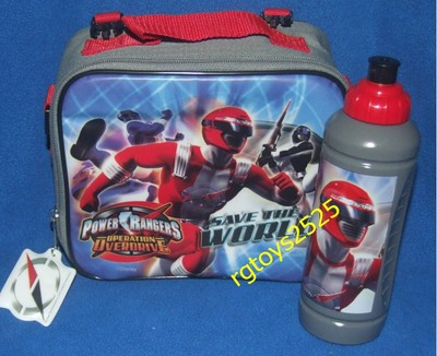 Power Rangers Operation Overdrive Insulated Lunch Box Bag New Bonus 8 ...
