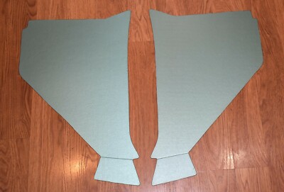 1957 CHEVY LIGHT GREEN CARDBOARD KICK PANELS PAIR ** USA MADE ** | eBay