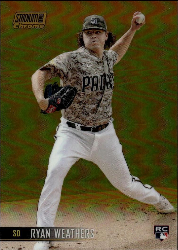 2021 Topps Stadium Club Chrome - Ryan Weathers #318 Gold Refractor /50 ...