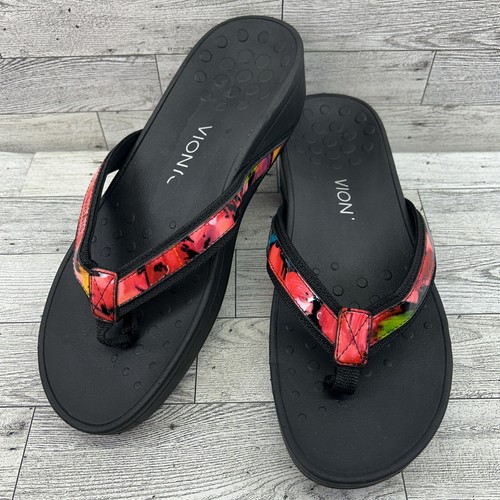 Vionic Pacific High Tide Sandals Women Size 10 Multicolor Platform Flip ...