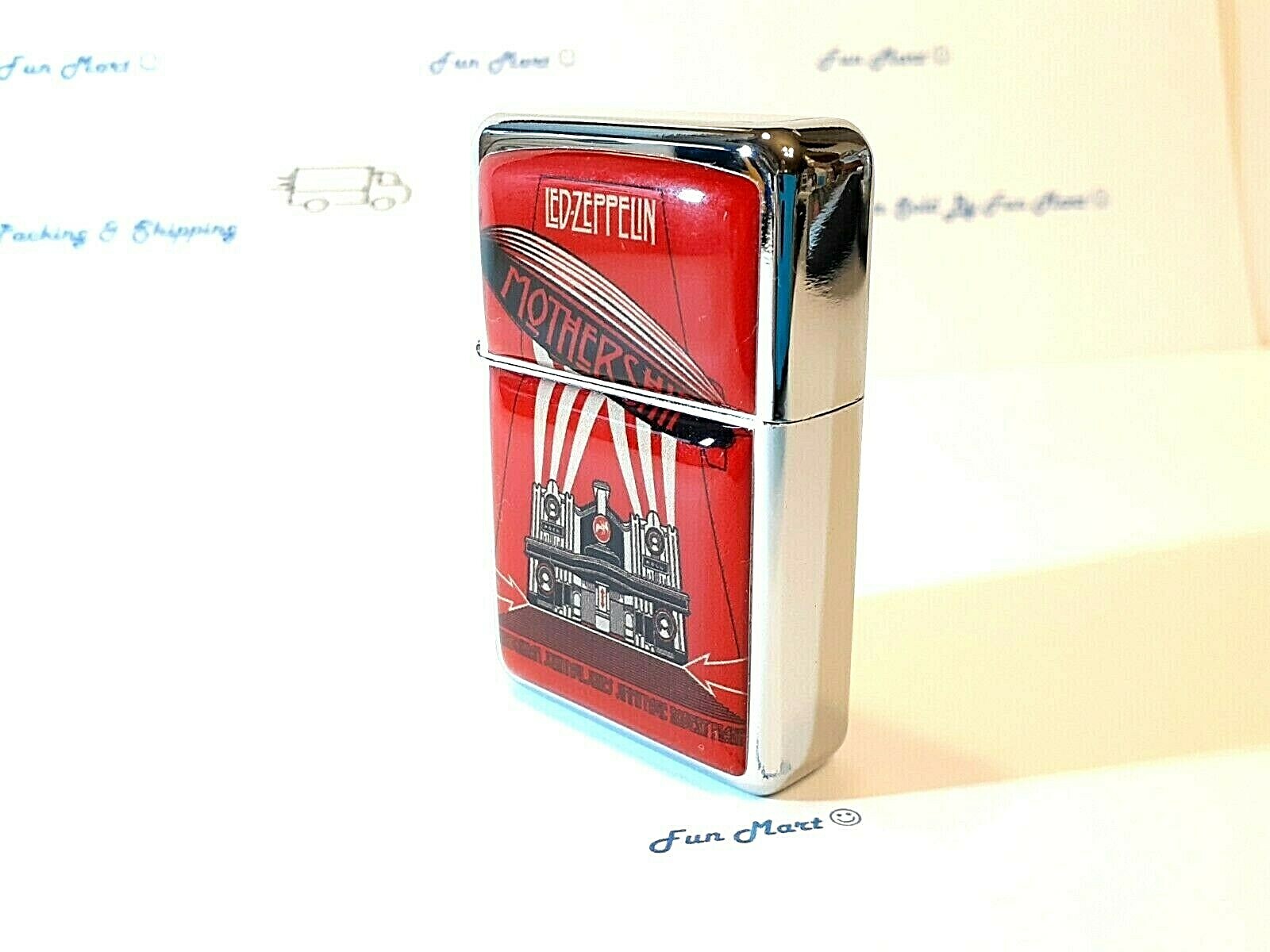 MINT NEVER FIRED LED ZEPPELIN ALBUM ADVERTISING LIGHTER "MOTHERSHIP ...