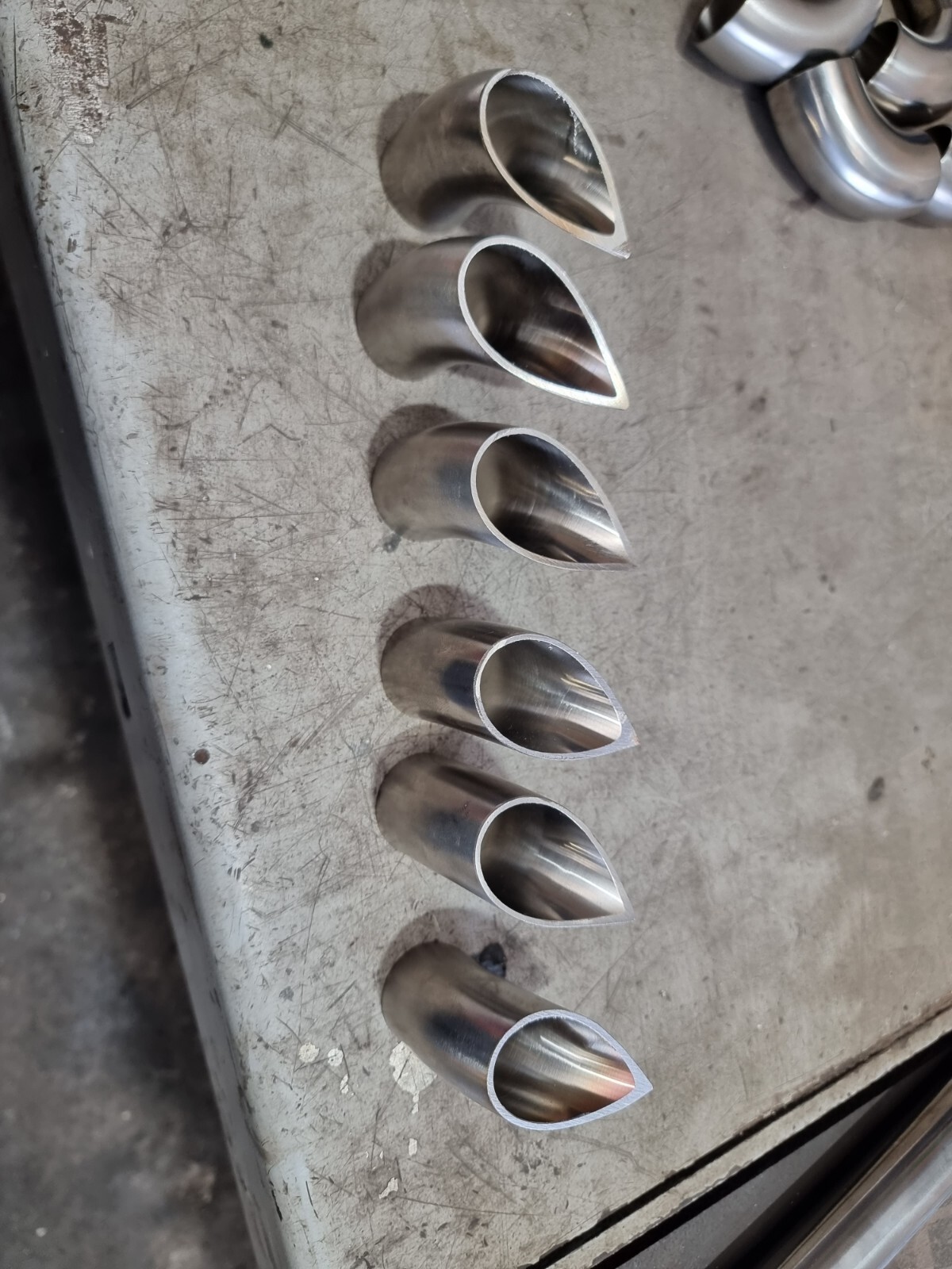 Full Teardrop Tailpipe Bonnet Exit Screamer Pipe Wastegate Bumper Exit ...