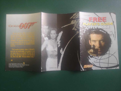 NINTENDO POWER Goldeneye 007 N64 Players Guide Offer 1997 Insert U/NUS ...