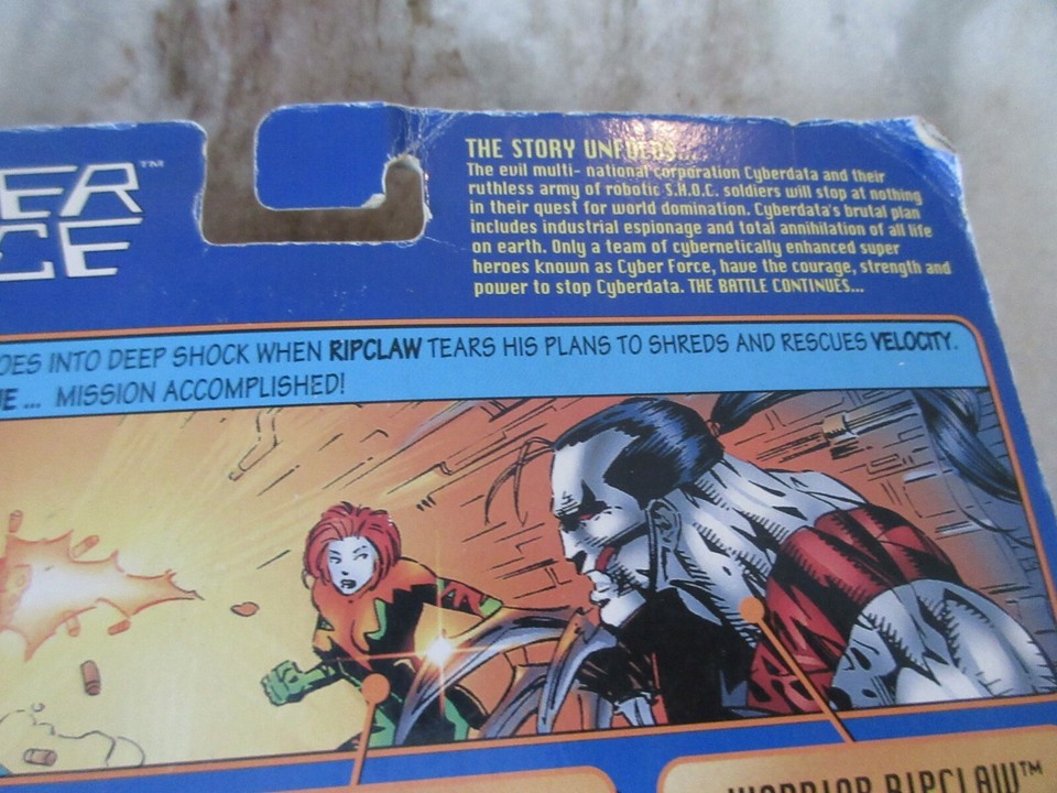 1994 Cyber Force Mega Heroes Killjoy / Impact / Flying SHOC / Velocity ...