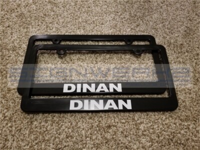 Dinan License Plate Frames BMW M2 M3 M4 M5 M6 X3 X5 X4 style II - Pair ...