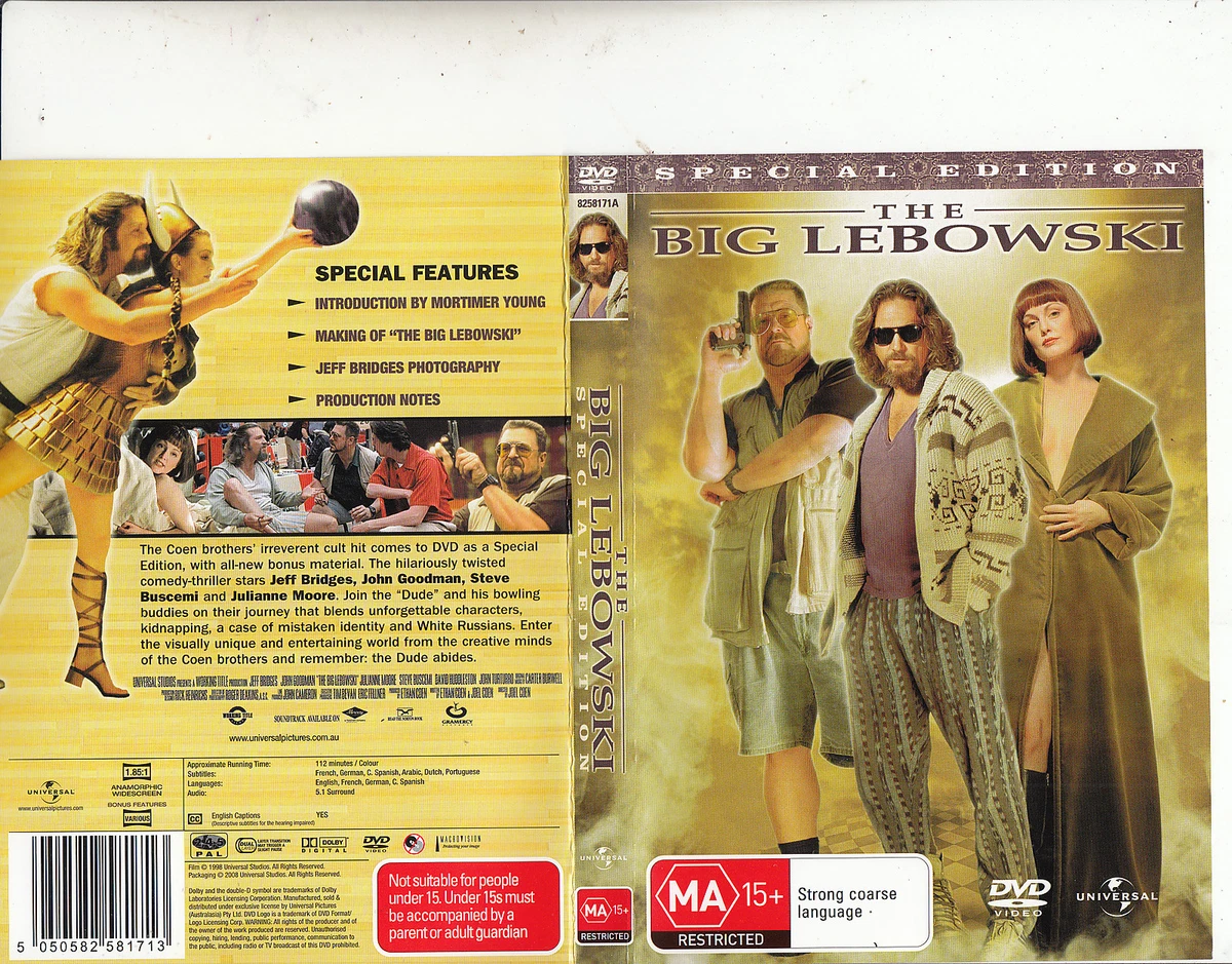 The Big Lebowski Dvd Cover