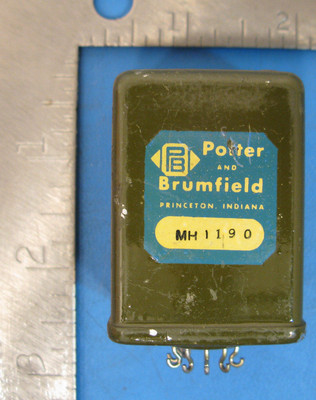 POTTER & BRUMFIELD RELAY MH1190 | eBay