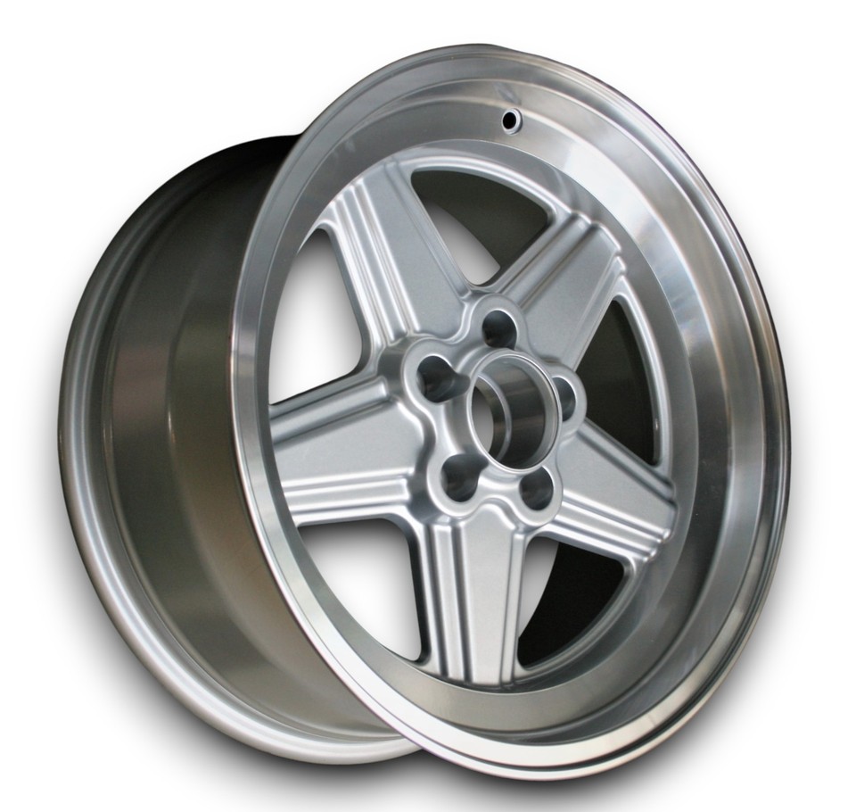 Penta Style Rims Glossy Silver For Mercedes SL R107 - 1986 9x17 ET 12 ...