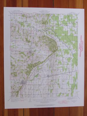 Bloomfield Missouri 1958 Original Vintage USGS Topo Map | eBay