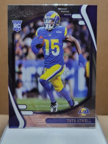 2021 Absolute Football Tutu Atwell RC Rookie Card LA Rams 119 | eBay