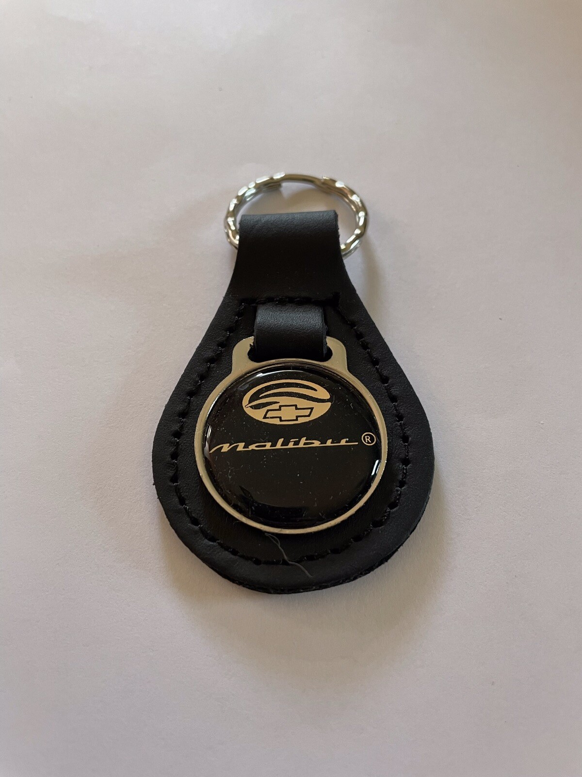 Chevy Malibu Keychain Keyfob Chevrolet Black Leather Key Chain | eBay