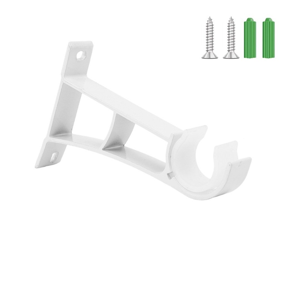 Heavy Duty Curtain Rod Support Aluminum Alloy Window Hardware Tools ...