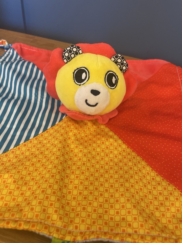 Boutique Baby Unisex Colourful Lion Comforter Blanket Toy Soother ...