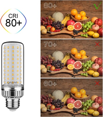 25W LED Light Bulb, E26 Base LED Lamp, 200 Watt Equivalent, 2500 Lumens ...