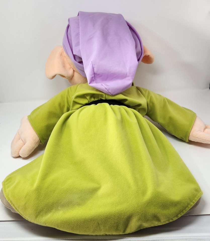 Vintage Disney Store Large Dopey 25” Plush Dwarf! Snow White 7 Dwarfs ...