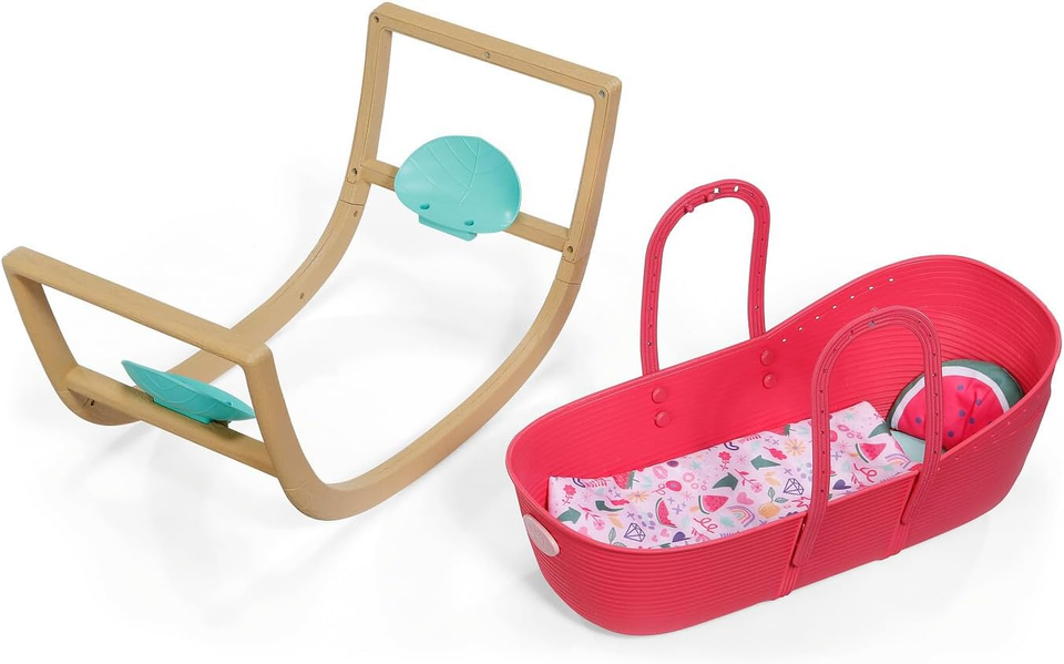 3-In-1 Bassinet Pinplay - Doll Bed, Cradle, and Carrier with Pins for ...