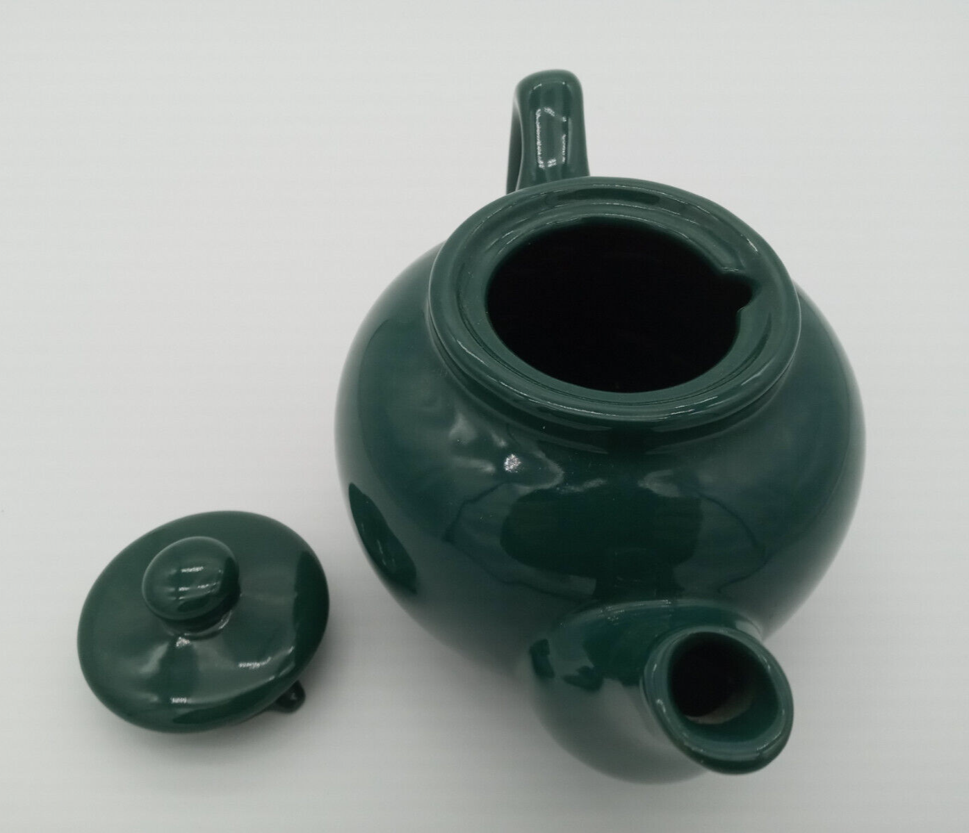 Newcor Stoneware China Forest Green Teapot 9" | eBay