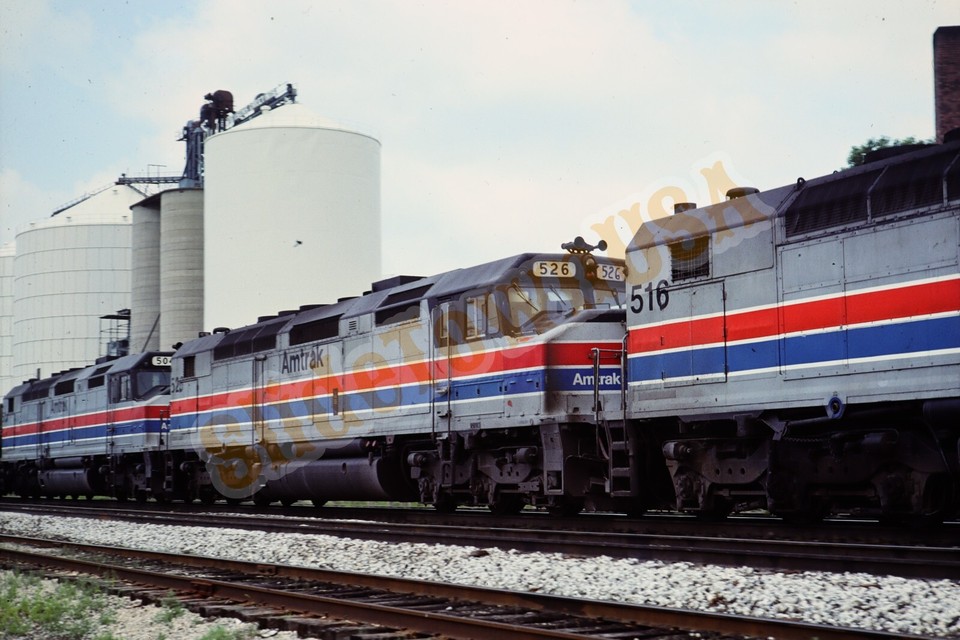 Vtg 1978 Train Slide 526 AMTK Amtrak Engine X3I171 | eBay
