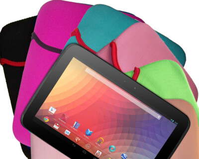 10 inch Tablet Case Sleeve Cover Pouch Suit Any 10" Tablet or iPad ...