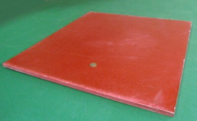 GPO3 Electrical Red Fiberglass Sheet 1/2" Thick x 24.0" Wide x 24.0 ...