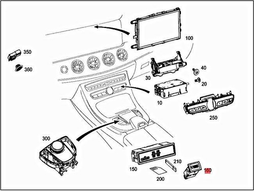 Genuine MERCEDES C238 S213 W213 Coupe Sedan Multimedia conn. Unit ...