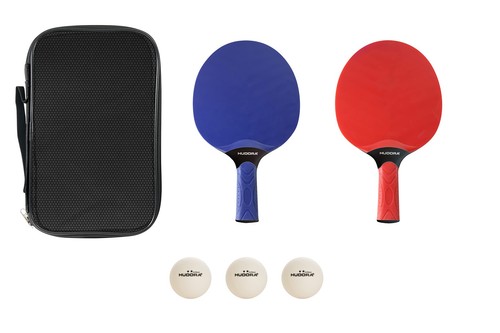 HUDORA Unisex Youth Outdoor Table Tennis Set, Multicoloured, Normal ...