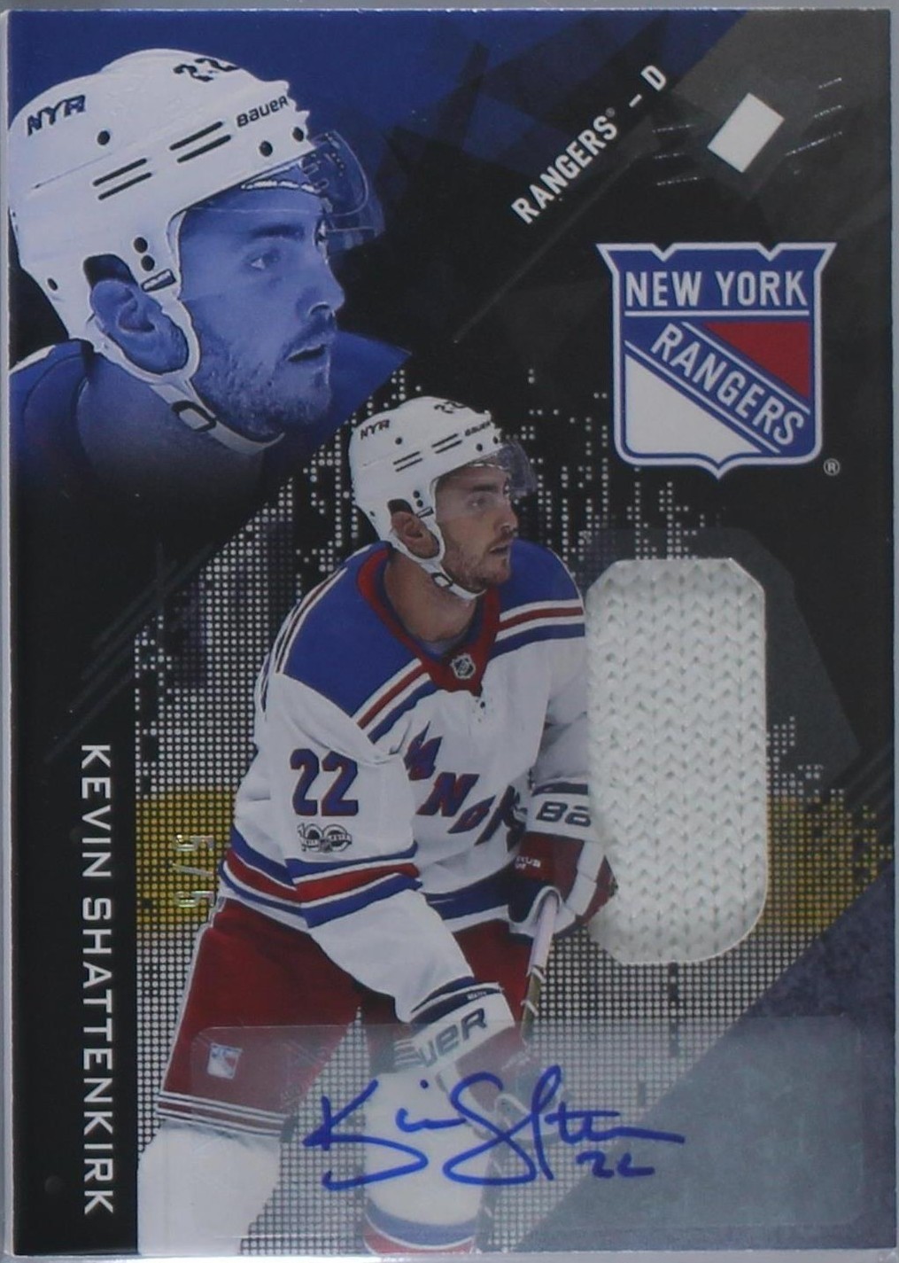 2017-18 SPx - Stars Kevin Shattenkirk #9 White Premium Material ...