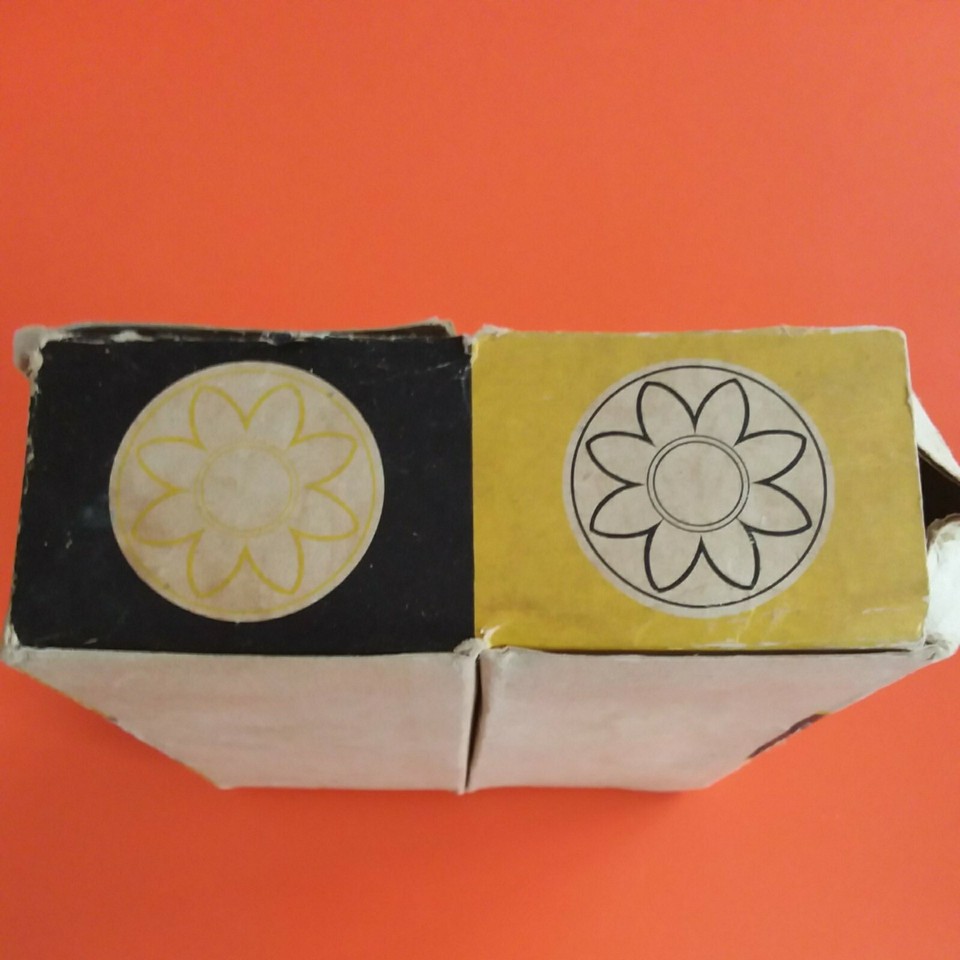 6 Vintage 50s Retro Atomic Shot Glasses Original Box Claymer Golden ...