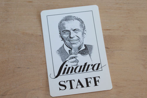 Frank Sinatra - Unused Backstage Pass Card #3 - FREE SHIPPING - | eBay