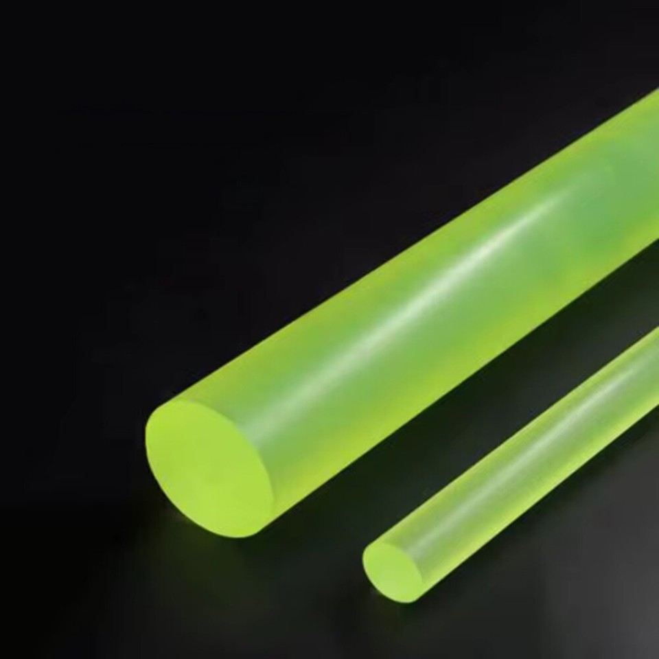 300mm 500mm Long PU Polyurethane Solid Round Rod Bar Stick Dia.10mm ...