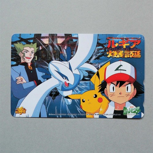 Carte Pokemon Nintendo Pikachu Lugia Promo Telephone card Japanese a283 ...