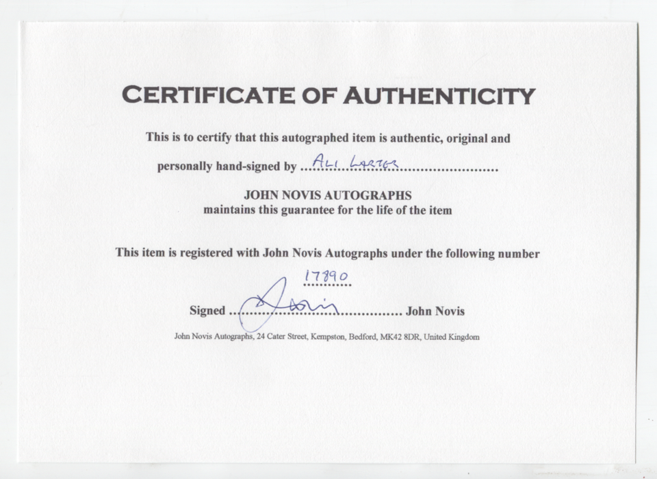 Ali Larter Actress Autographed 8"x10" Photo w/COA WWE11-85 | eBay