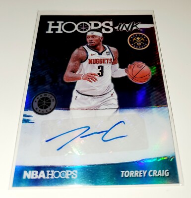 2019 20 Panini NBA Hoops Premium Ink Autograph #TCR Torrey Craig | eBay