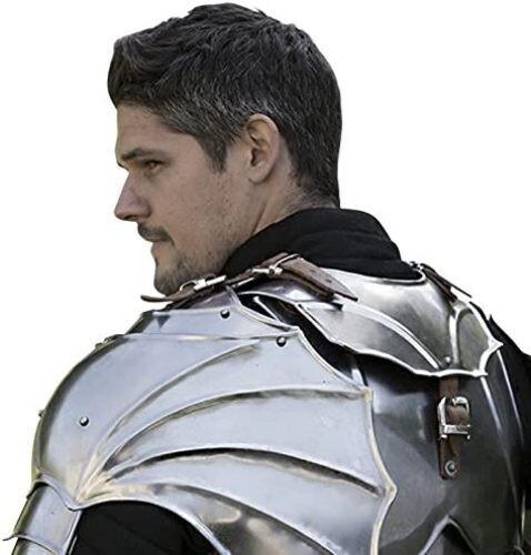 Gothic Gorget with Pauldrons - Metallic - One Size Armour | eBay