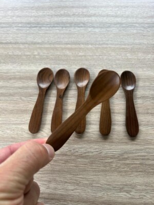 Wooden Spoons wooden dessert spoons 6 pieces wooden spoons Wooden tea ...