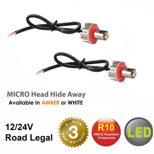 12v, 24v Flashing LED HIDE AWAY LIGHTS, Micro Blast, Small Strobe ...