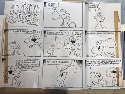 Animal Crackers Original Sunday Comicstrip By Roger Bollen | eBay