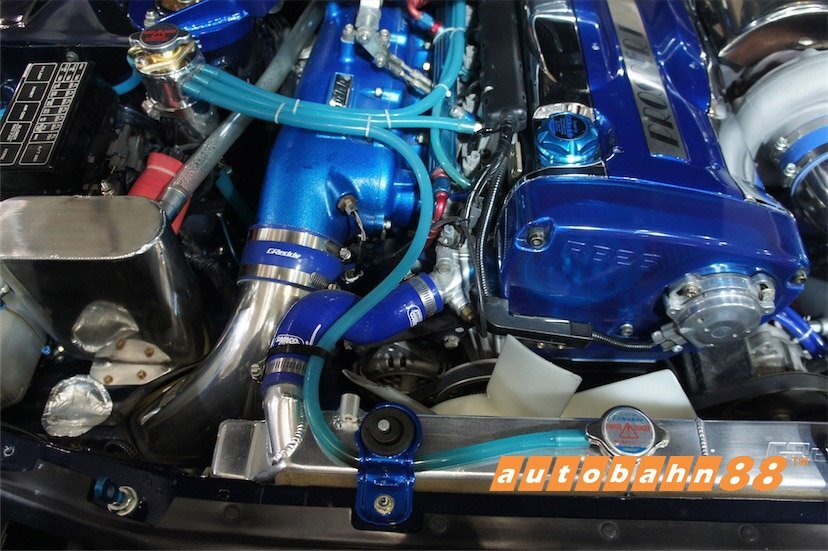 AUTOBAHN88 Engine ROOM Silicone Air Vacuum Hose Dress Up Kit BLACK Fit ...